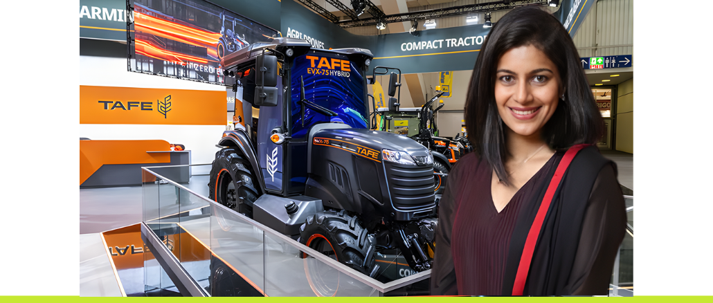 TAFE Unveils EVX75 Electric-Hybrid Tractor at Agritechnica 2025
