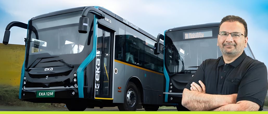 EKA Mobility Deploys 100 EKA 9M Electric Buses for Odisha CRUT Network